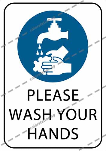 PLEASE WASH YOUR HANDS - Cheapest Price Guaranteed – Color Station Website