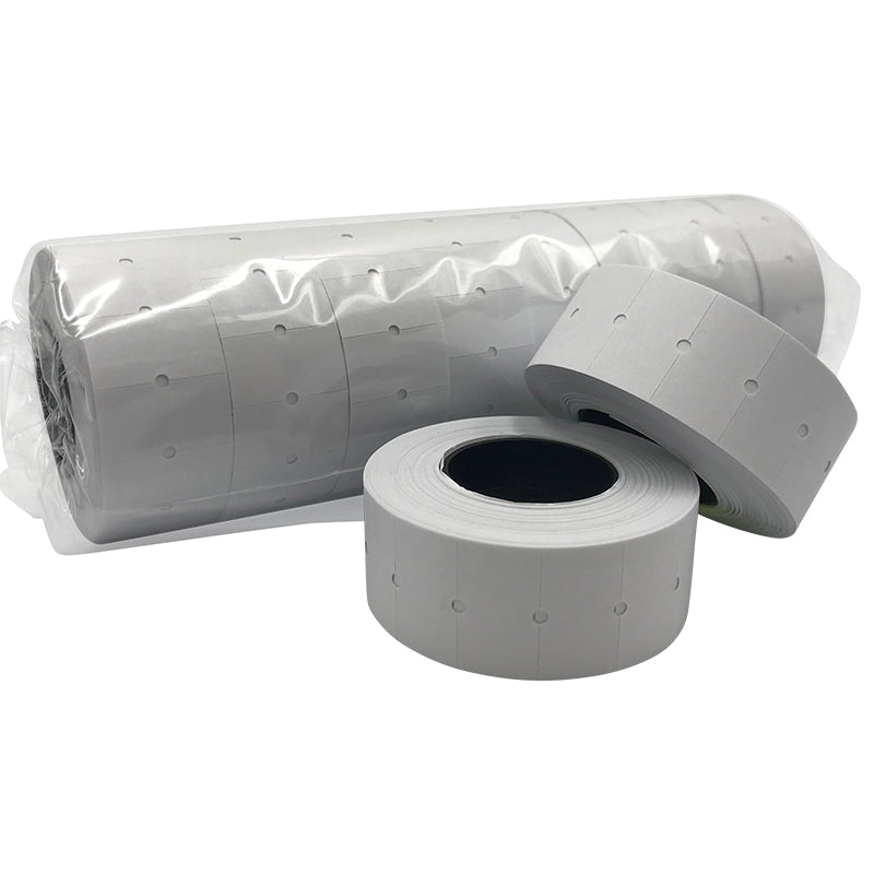 Blank White / Red Line Price Label Sticker (12 x 21mm) - On Sale Now ...