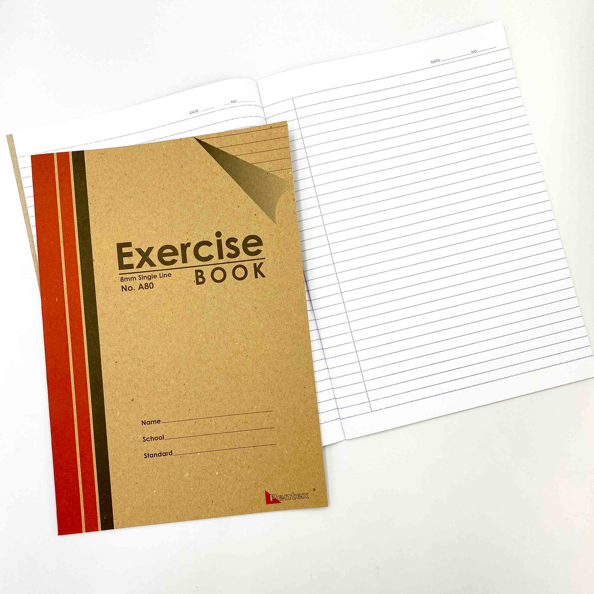 Soft Cover Exercise Book A4 (Single Line) 80 Pages – Color Station Website