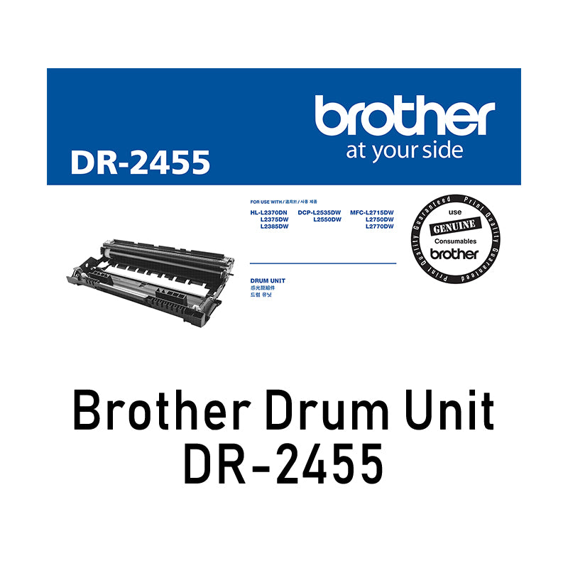 Brother Drum Unit (DR-2455) - Black - Cheap Deals on Offer Now – Color ...