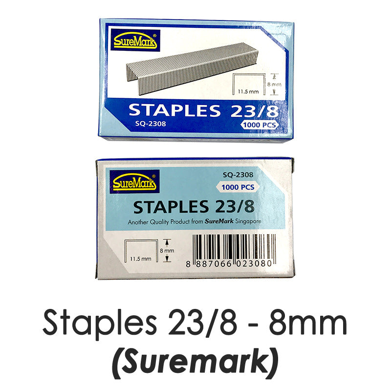 Suremark Staples 23/8 (SQ-2308) - Start Shopping Now – Color Station ...