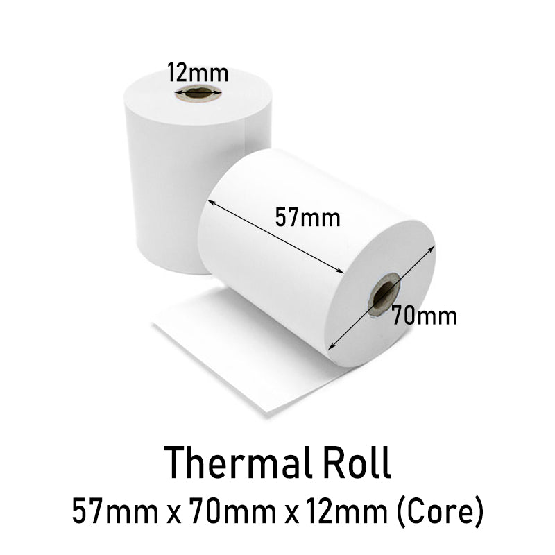 Thermal Paper Roll (57x70x12mm) - Quality Product, Attractive Prices ...