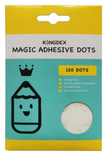Kingdex Magic Adhesive Dots - 120 Dots – Color Station Website